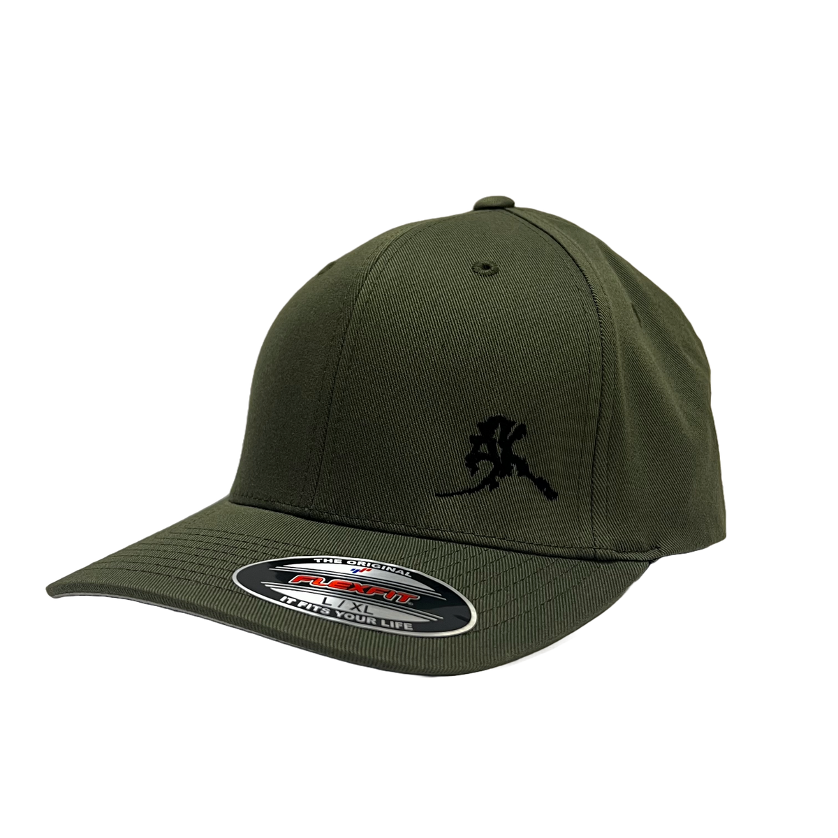 AK Letter (Small Logo) - Flex Fit - Solid Back- Hats – Alaska ...