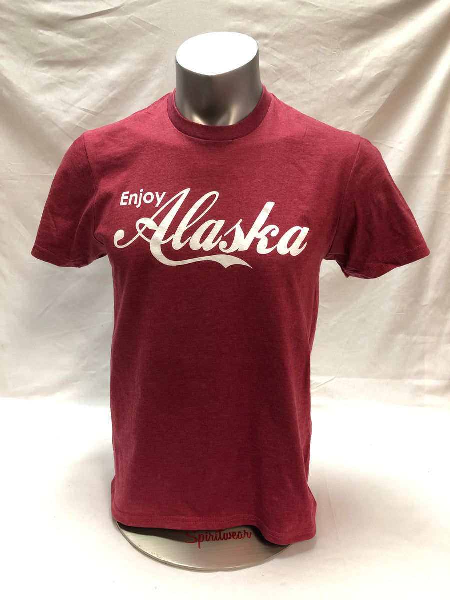 Enjoy Alaska - Adult T-Shirt – Alaska Spiritwear, LLC - FishAK