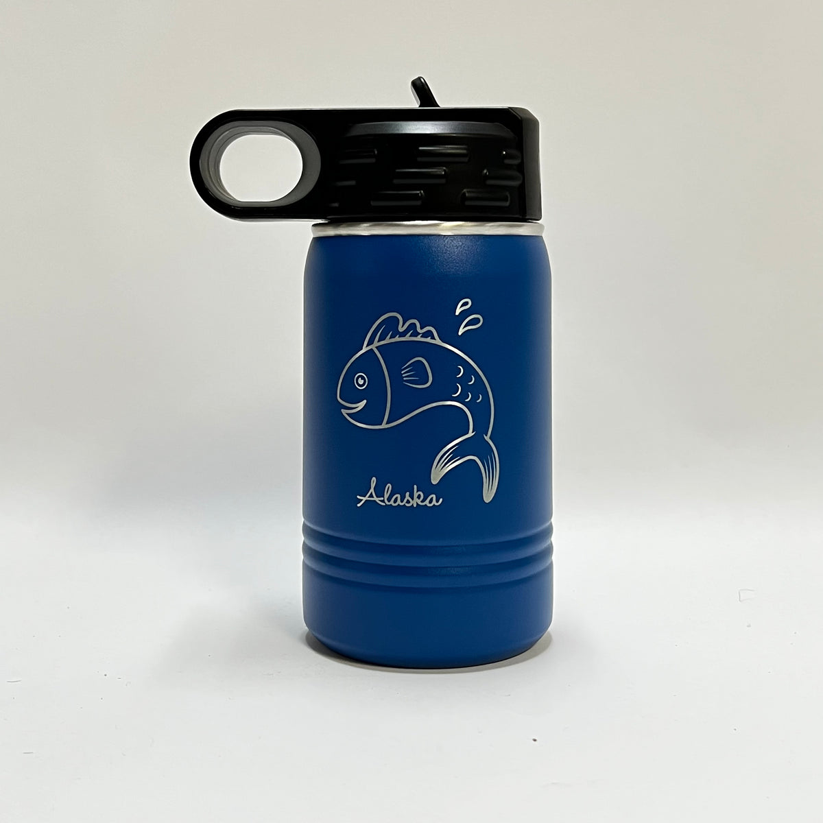 Cute Fish - 12oz Stainless Water Bottle – Alaska Spiritwear, LLC - FishAK